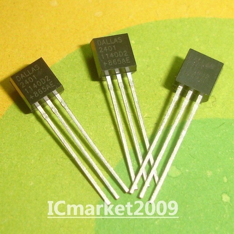 5 PCS DS2401+ TO-92 DS2401 Silicon Serial Number Chip IC | eBay