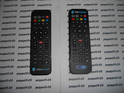TELECOMANDO TIM VISION PER DECODER HD TIM VISION E CUBOVISION ...