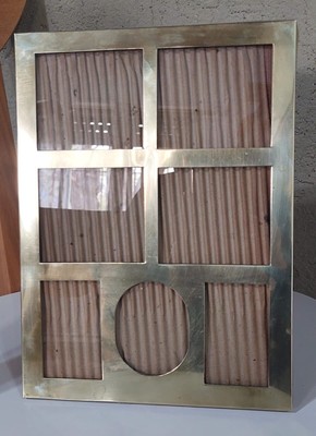 vintage decorative bronce Bronze photo frame for 7 photos | eBay