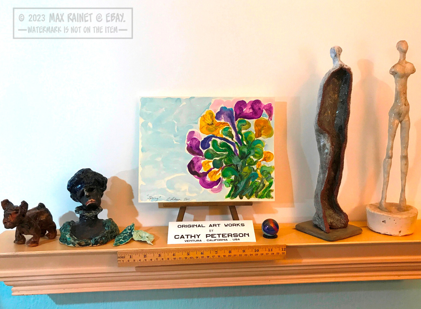 Spring Blooming 2011 Cathy Peterson * Original Watercolor Painting w ...