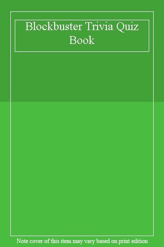 Blockbuster Trivia Quiz Book | eBay