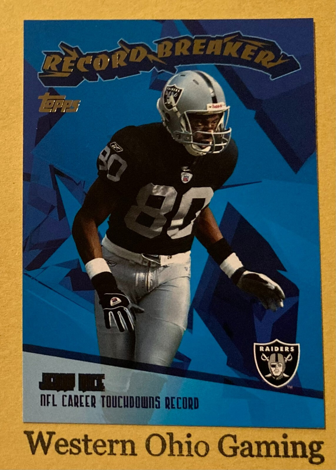 2003 Topps Jerry Rice #RB12 Record Breaker | eBay