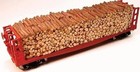Chooch Pulpwood Fits Atlas Pulpwood Car - HO Scale Model Train Freight ...