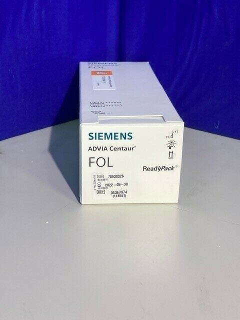 118551 Siemens ADVIA Centaur (FOL) Folate (100 Tests/Kit) (SMN ...