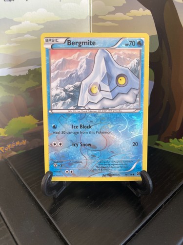 Bergmite 36/114 - Steam Siege - Common - Reverse Holo - Pokemon Card ...