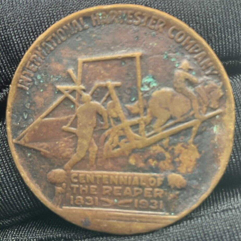 1931 Cyrus McCormick International Harvester Centennial Commemorative ...