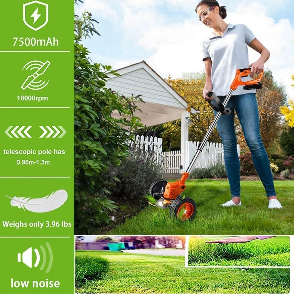 NEW Cordless Weed Eater Electric Lawn Edger VIP | eBay