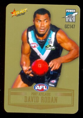 2012 AFL Select Champions Peel & Reveal GC147 David Rodan - Port ...