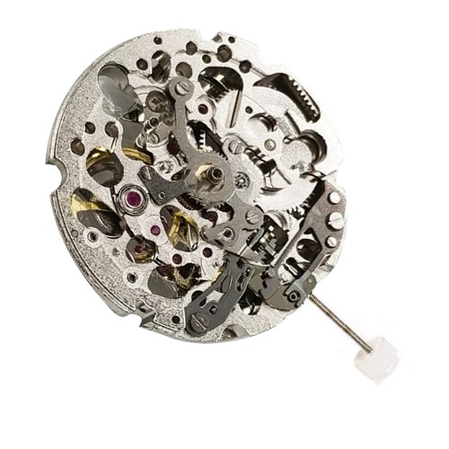3 Hand Automatic Mechanical Skeleton Watch Movement for Miyota 8N24 ...