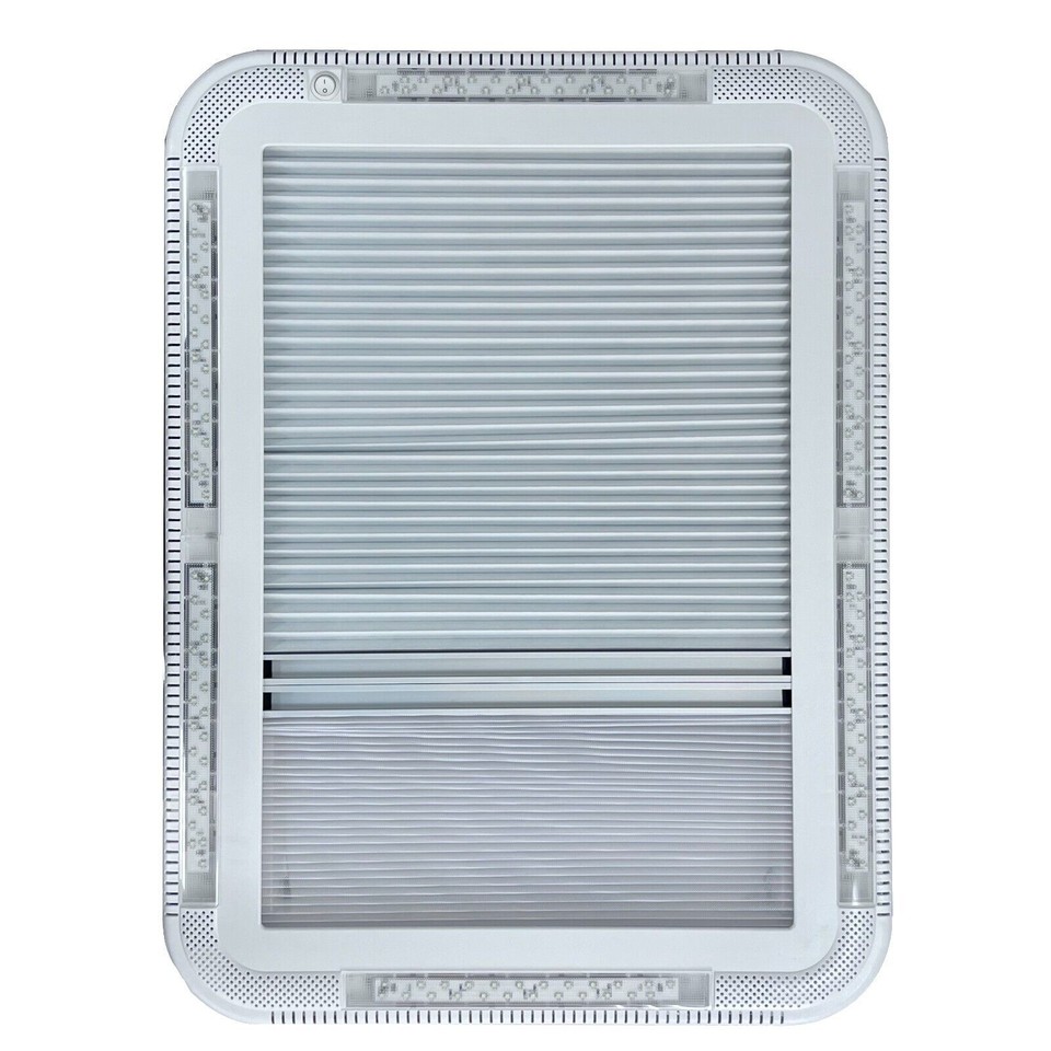 Roof Vent LED Skylight Crystal Dome Shower Hatch Camper Van Caravan ...