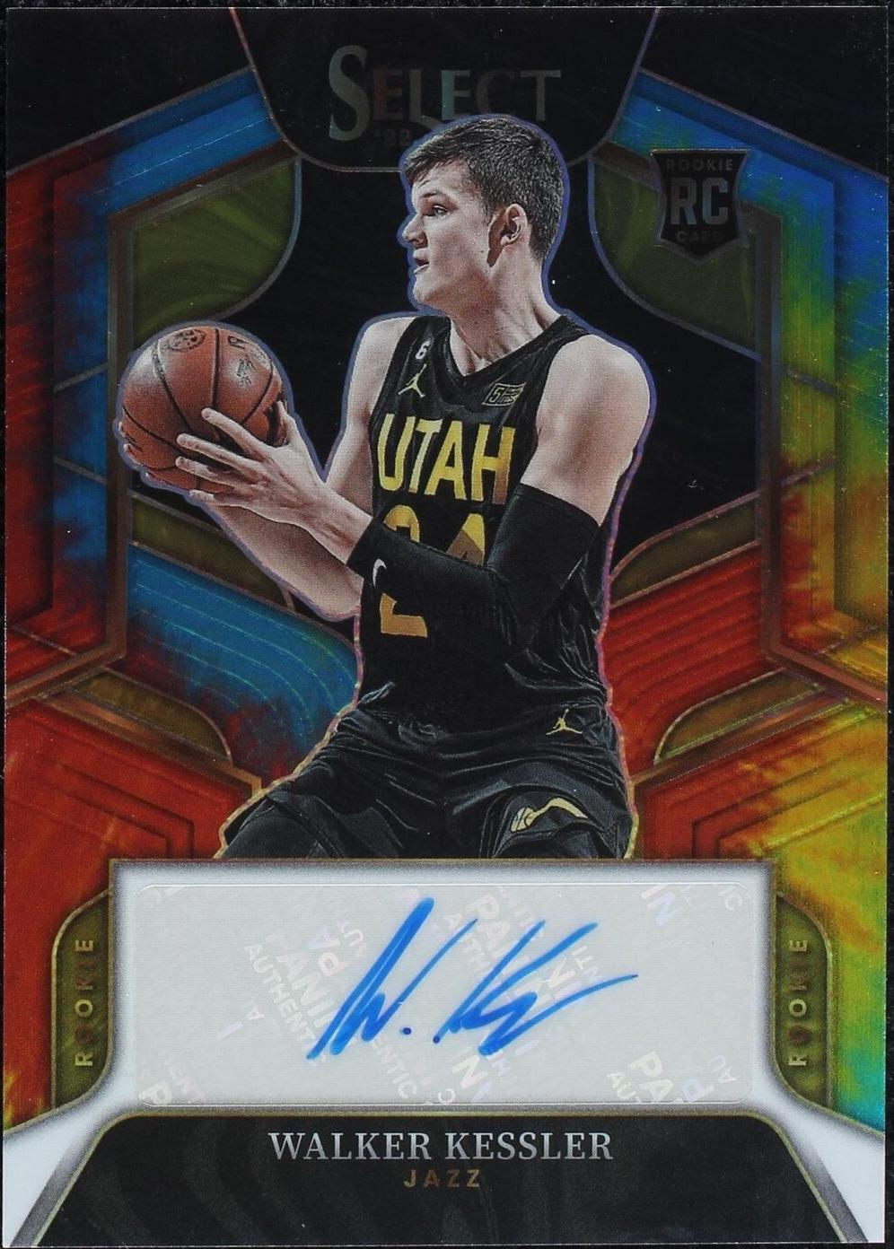 2022-23 Panini Select - Rookie Signatures Walker Kessler #RS-WKS Tie ...