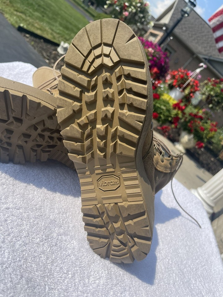 VIBRAM ARMY SPE1C1-17-D-1004 Coyote Tan Hot Weather Combat Boots size 7 ...
