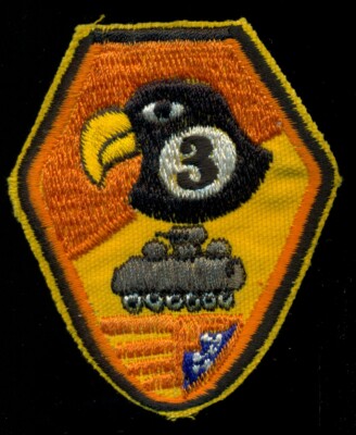 US Army 3rd BDE 101st Airborne Division Armored Det Vietnam Patch HM-2 ...