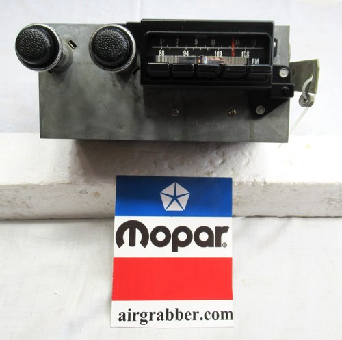 1971 72 1973 1974 B body Charger Road Runner Satellite GTX AM FM ...