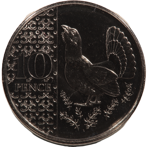 2023 KING CHARLES III SALMON 10p TEN PENCE COIN (WITH PRIVY MARK) UNC ...