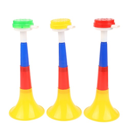 2Pcs Colorful Telescopic Plastic Horns Football Stadium Party Cheering ...