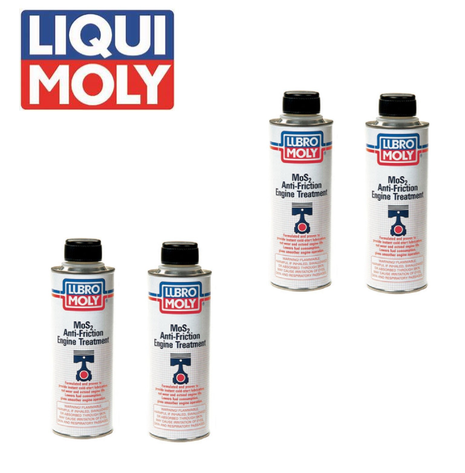 4PCS Liqui Moly Mos2 Anti Friction Engine Treatment 2009 | eBay