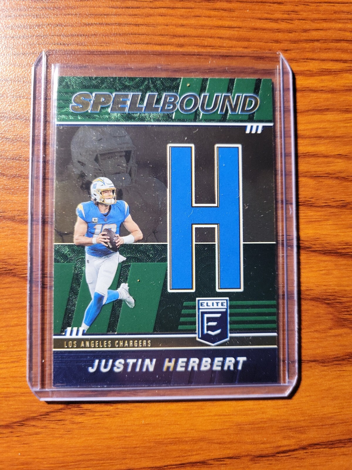 2022+Panini+Donruss+Elite+-+Spellbound+Green+Letter+H+%23SB-JH1+Justin ...