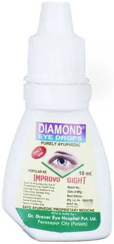 Diamond Eye Drops (10ml) Herbal Ayurvedic Eye Wellness | eBay