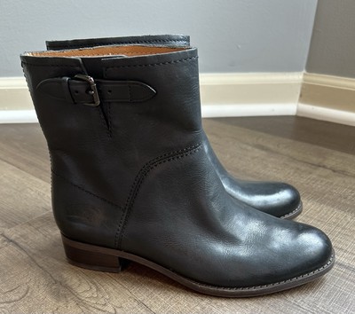 Coach Black Leather Ankle Boots Sample (Not for Resale Marking) Women’s ...