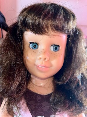 Vtg Canadian Chatty Cathy Brunette Piggy Soft Face Speaks ⭐️ Updated | eBay