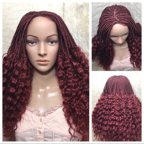 Demi Closure braided wig-burgundy | eBay