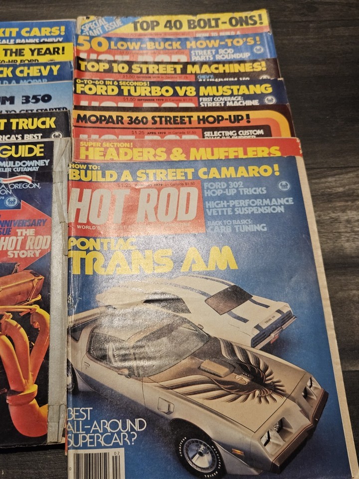 Lot Collection Vintage HOT ROD Magazines 1978, 1978 - 13 Total | eBay