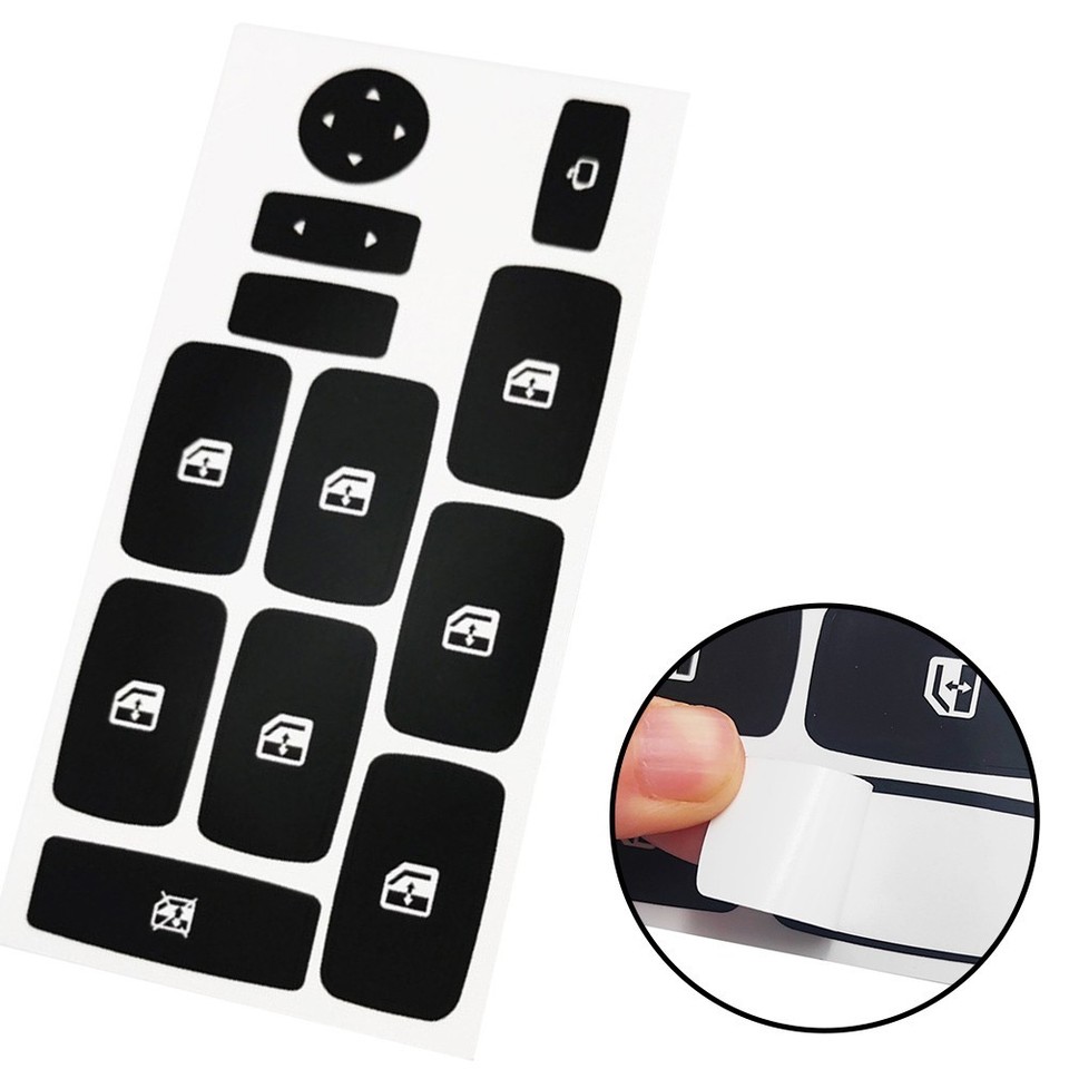 For Fiat Croma Window Button Decal Stickers for Push Button Repair ...