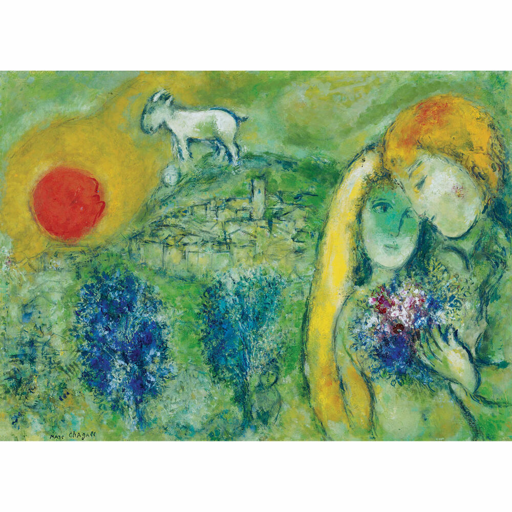 Eurographics Puzzle Die Liebenden von Vence von Marc Chagall, 1000 ...