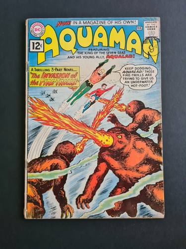 Aquaman 1 DC Comics 1962 - Key first issue of own title 1st Quisp ...