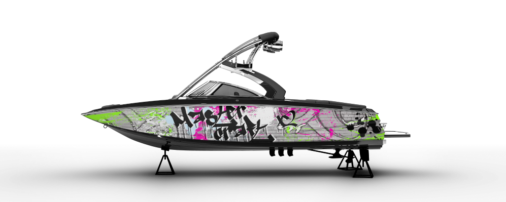 GRAPHIC KIT DECAL BOAT SPORT WRAP MASTERCRAFT X2 TAG brick Design | eBay
