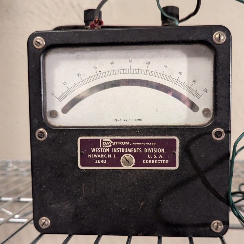 Daystrom Weston Instruments Division Model Volt Meter | eBay