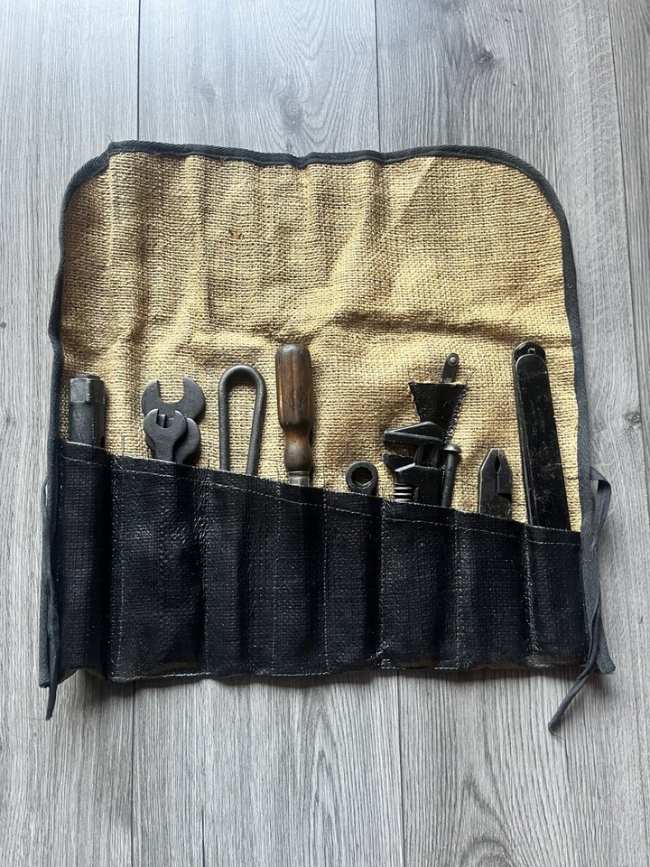 1956 MG MGA tool kit Tool Roll & Operation Manual / OEM VINTAGE | eBay