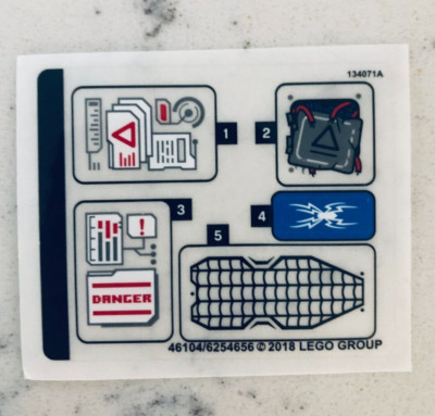 LEGO STICKER SHEET for 76113 Spider-Man Bike Rescue, New & Genuine! | eBay