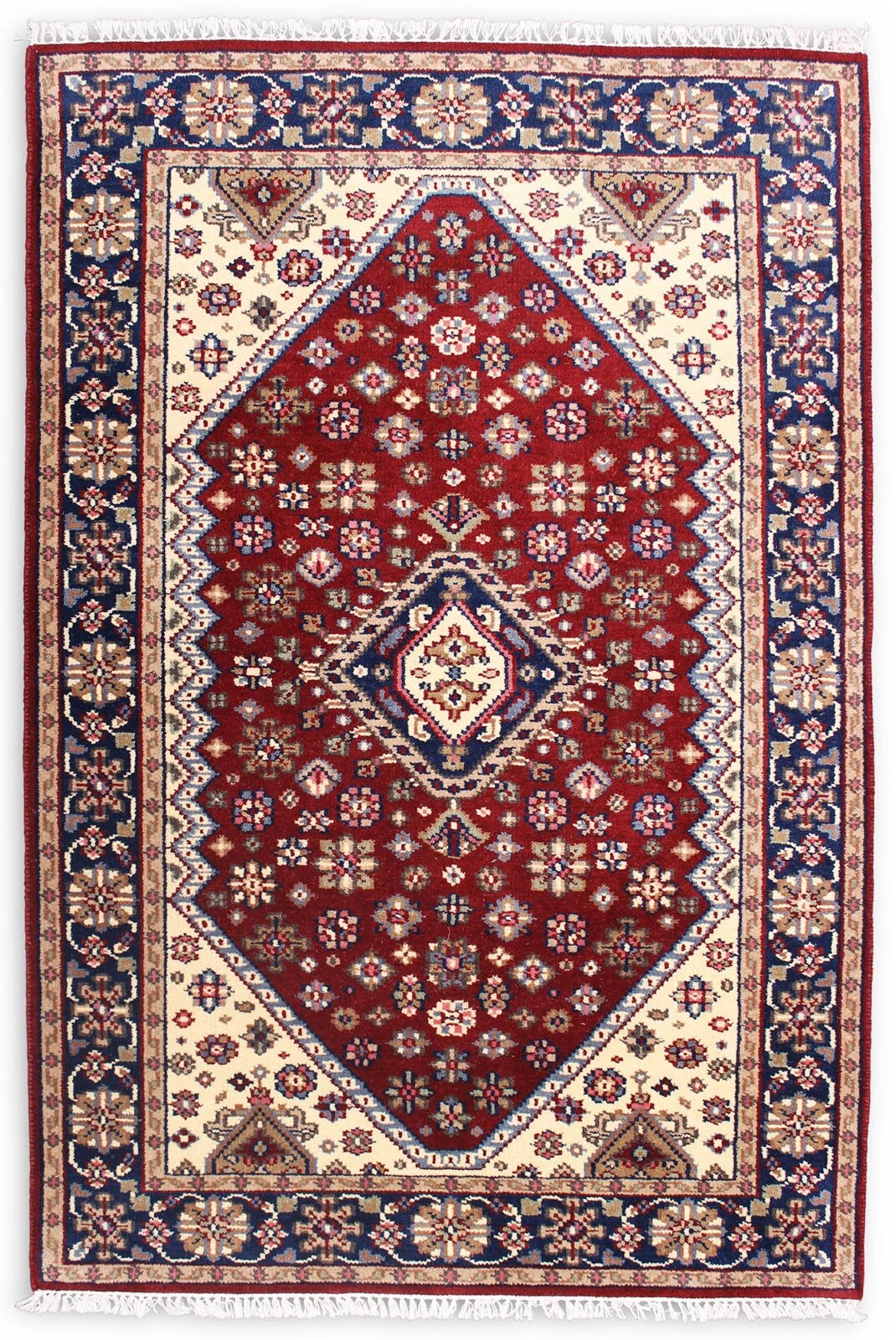 Hand-Knotted Wool Red Carpets Herize Serapi Geometric Turkish Area Rug 5x8 ft | eBay