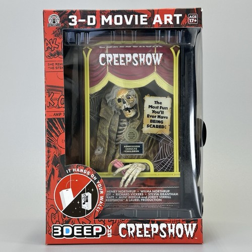 Culturefly Creepshow 3DEEP VHS 3D Movie Art 7.5" Tall Wall Display Sits ...
