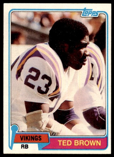 1981 Topps Ted Brown . Minnesota Vikings #247 | eBay