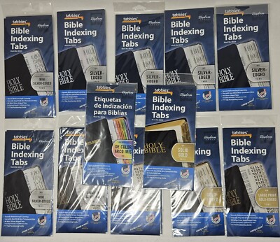 Tabbies Bible Indexing Tabs Multi-Color Tabs Qty 982 Total Tabs | eBay