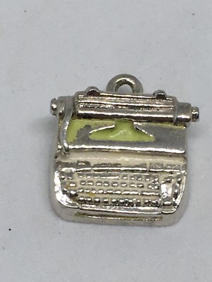 Vintage Typewriter Charm Sterling Silver 925 | eBay