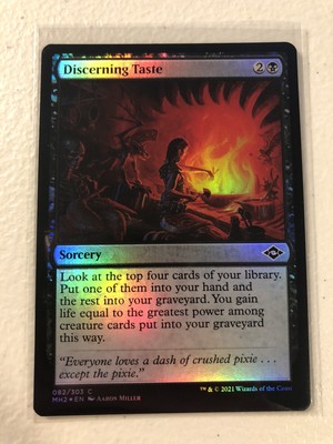 Discerning Taste FOIL Modern Horizons 2 MTG Magic The Gathering MH2 ...