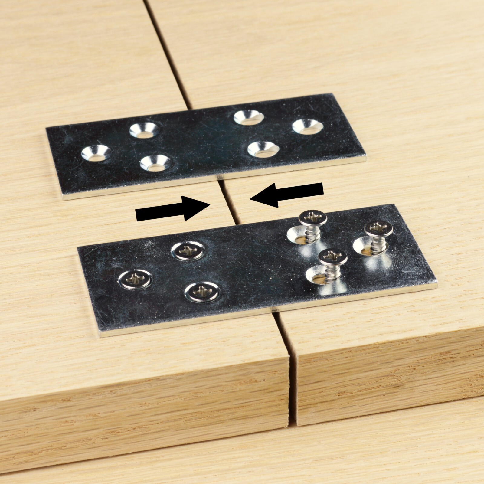 BULK Clamping Mending Straight Bracket Plate For Connecting Wood Table ...