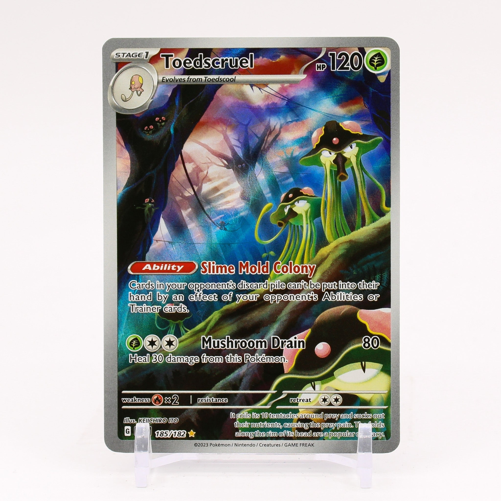 Toedscruel - 185/182 Paradox Rift Illustration Rare Pokemon - NM/MINT ...