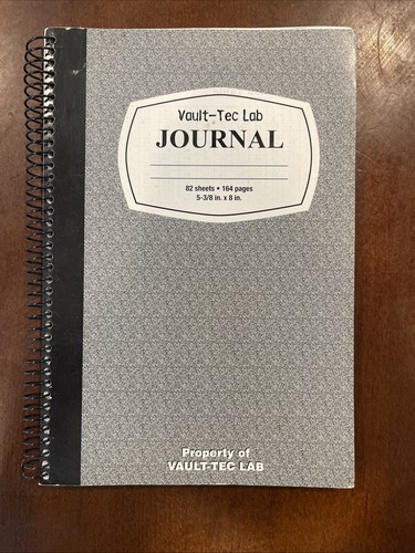 Fallout 2 Vault-Tec Lab Journal Instruction Manual PC | eBay