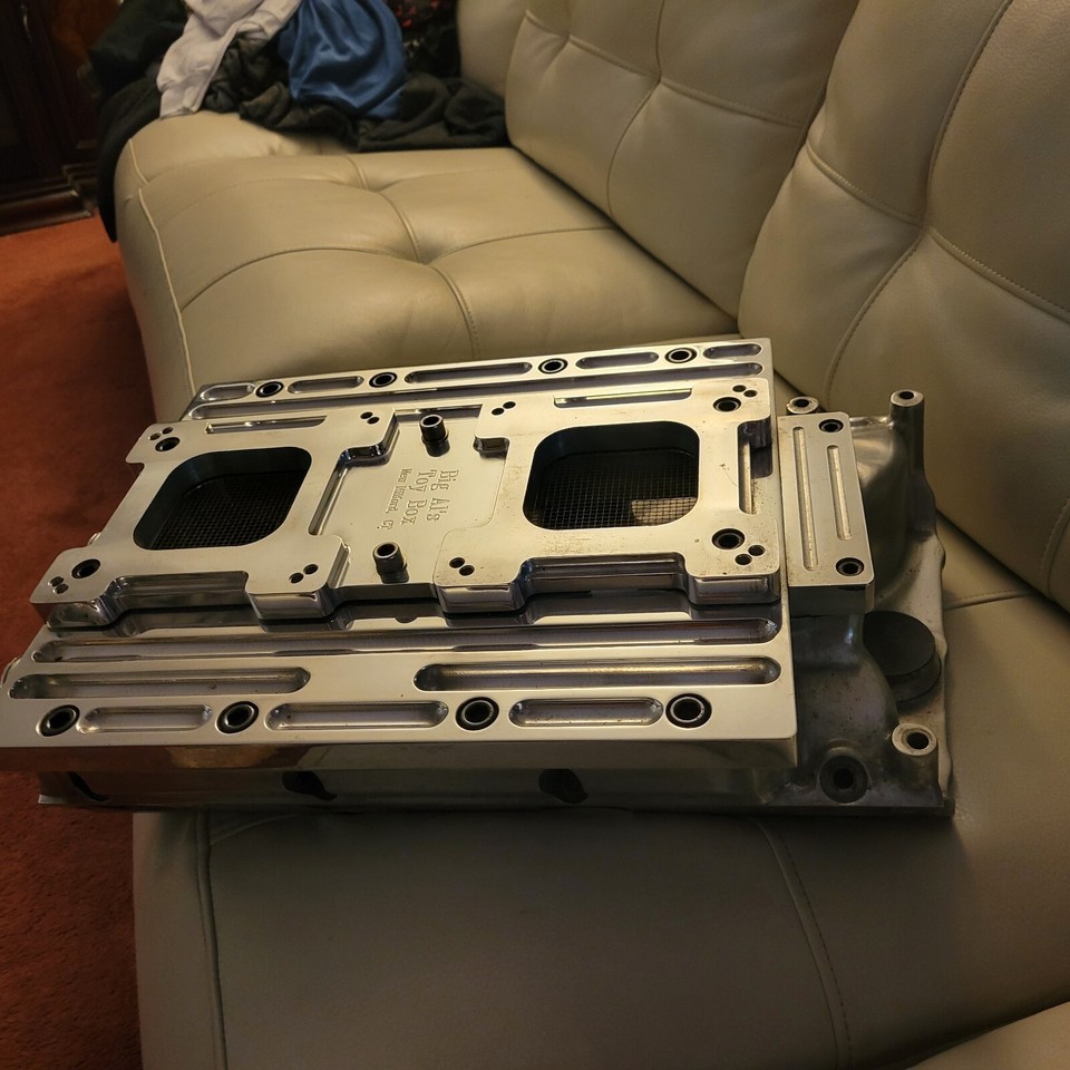 426 Hemi Blower Intake Manifold. With Custom Adapter Plate. ( BIG AL"S ...