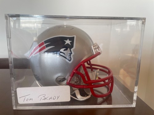 Tom Brady Autographed New England Patriots Riddell Mini Helmet | eBay