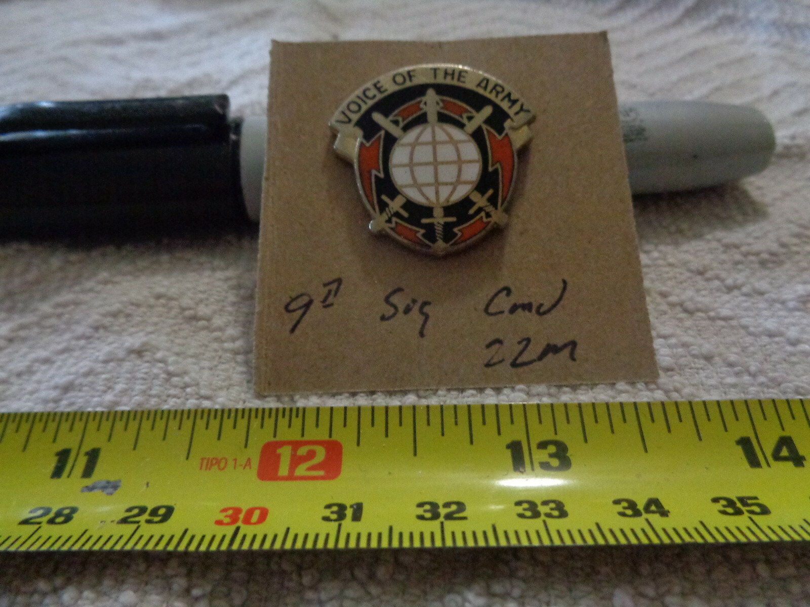 9th Signal Command 22M Unit Crest, DI, DUI (DRAW#Z3) | eBay