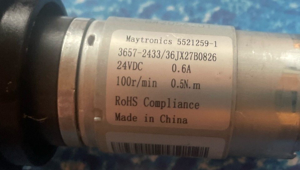 *TESTED* Great Maytronics Dolphin Gearbox Motor 5521259-1 3657-2433 ...
