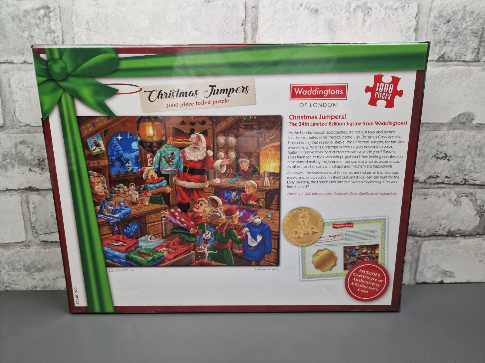 Waddingtons Christmas 1000 Piece Jigsaw Puzzle 2019 Edition for sale ...