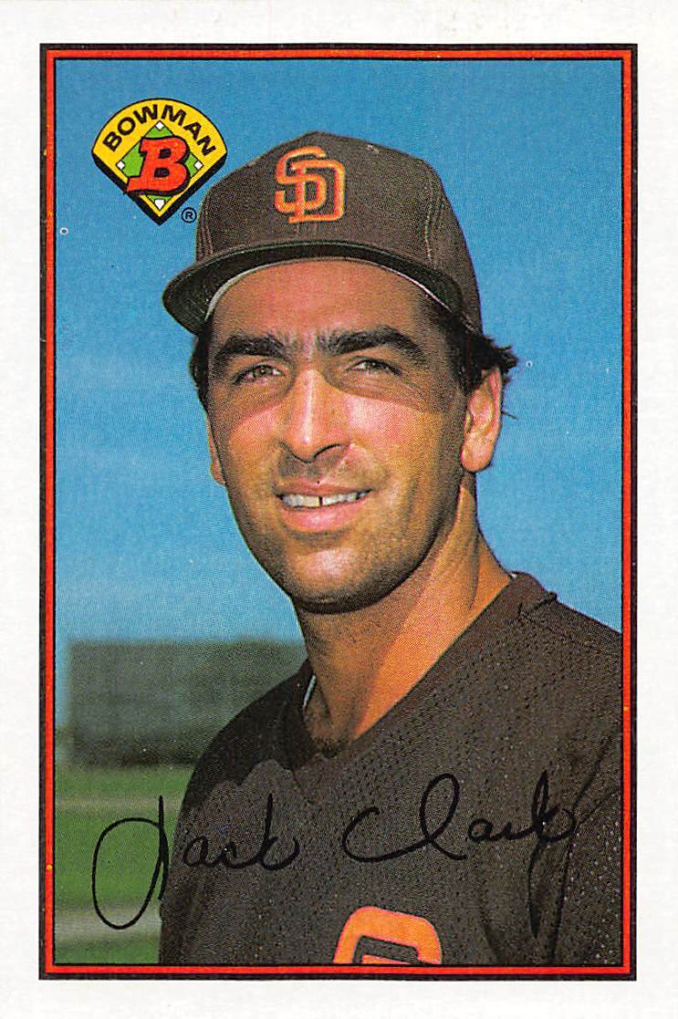 Jack Clark 1989 Bowman 456 San Diego Padres Baseball Card | eBay