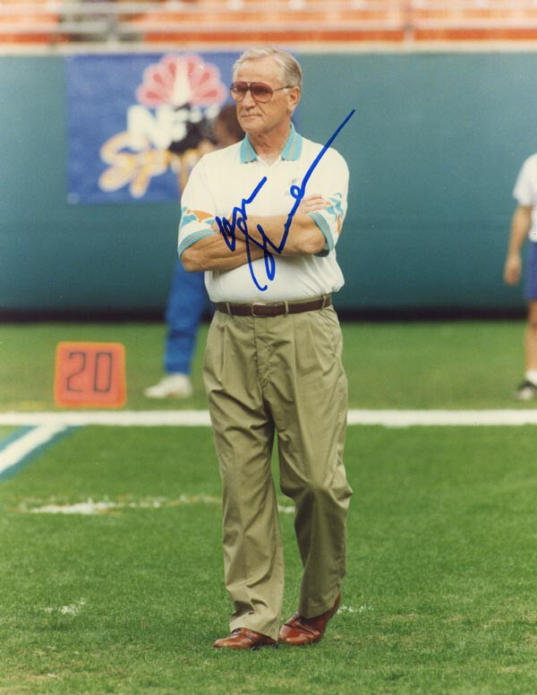Don Shula Autographed Memorabilia | Signed Photo, Jersey, Collectibles ...